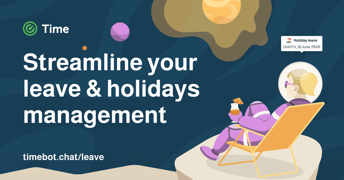 Оптимізуйте відпустки – надсилайте запити за допомогою Time для Slack